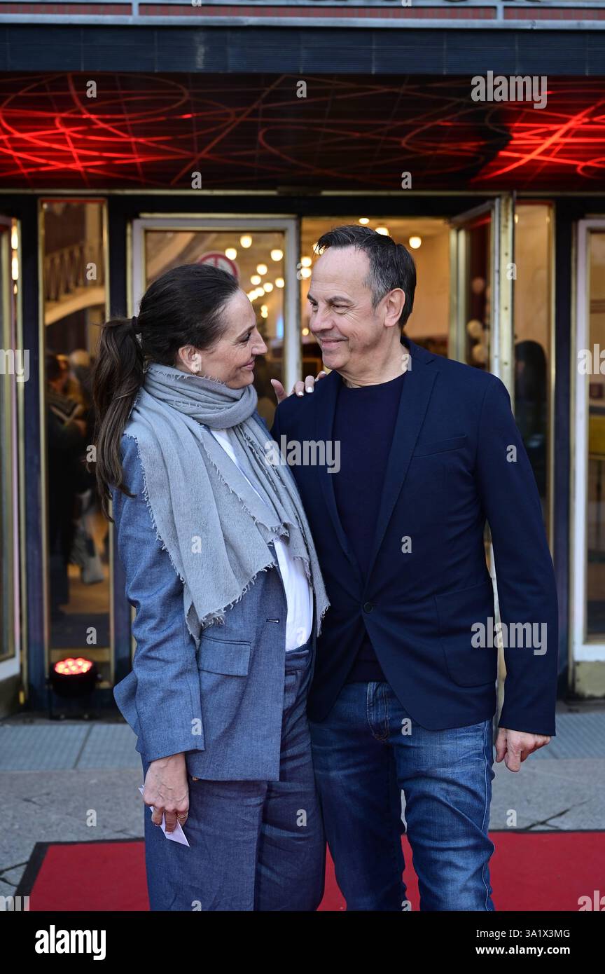 Nicola Ransom und Moritz Lindbergh bei der Premiere zum Theaterstück ...