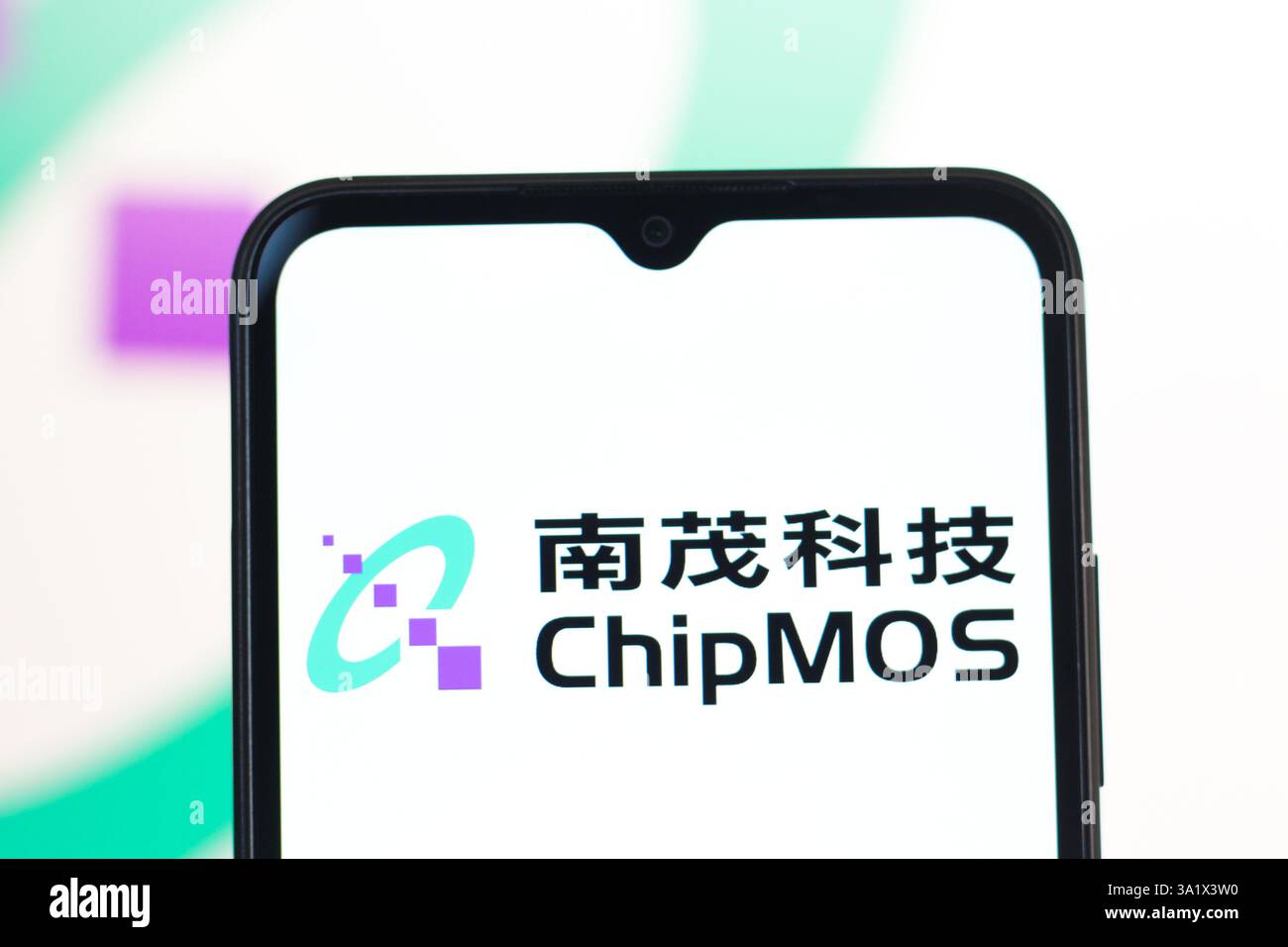 Canada. 10th Mar, 2025. In this photo illustration, the ChipMOS ...