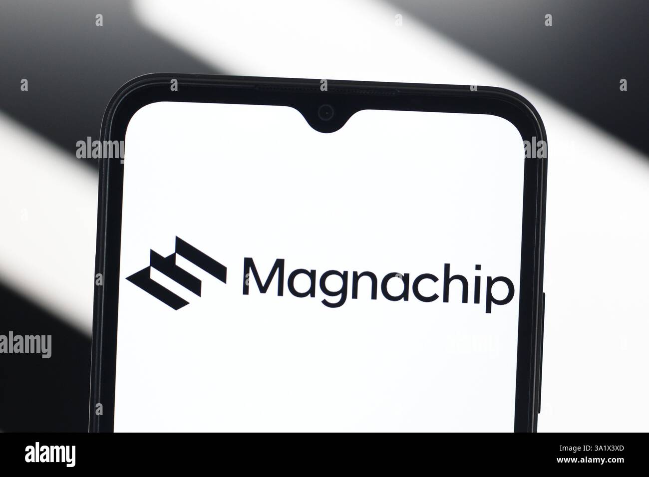 Canada. 10th Mar, 2025. In this photo illustration, the Magnachip ...