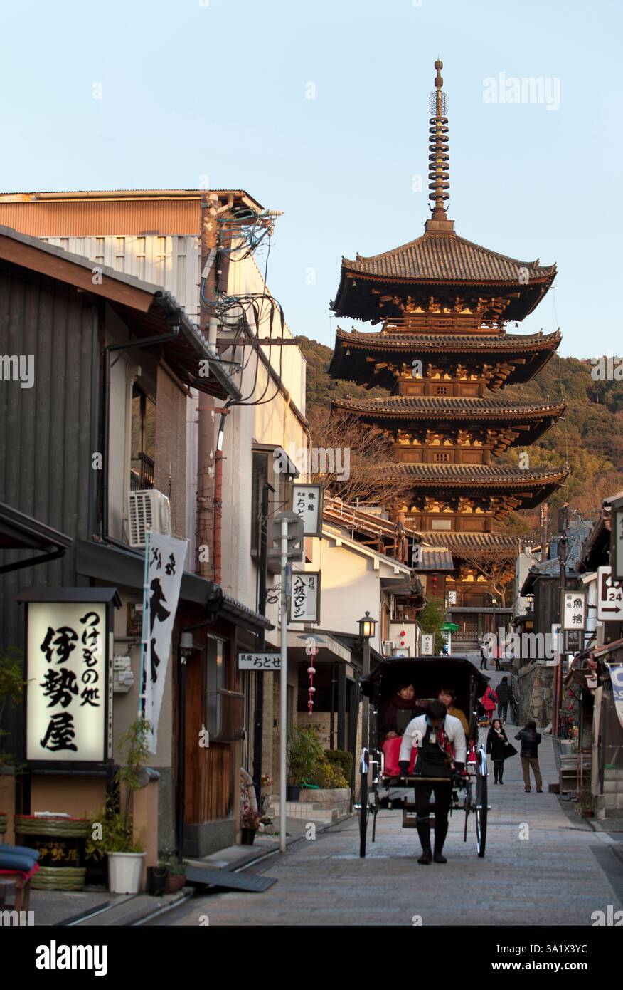 Iconic Yasaka Pagoda of Hokanji Temple in Higashiyama district of Kyoto ...