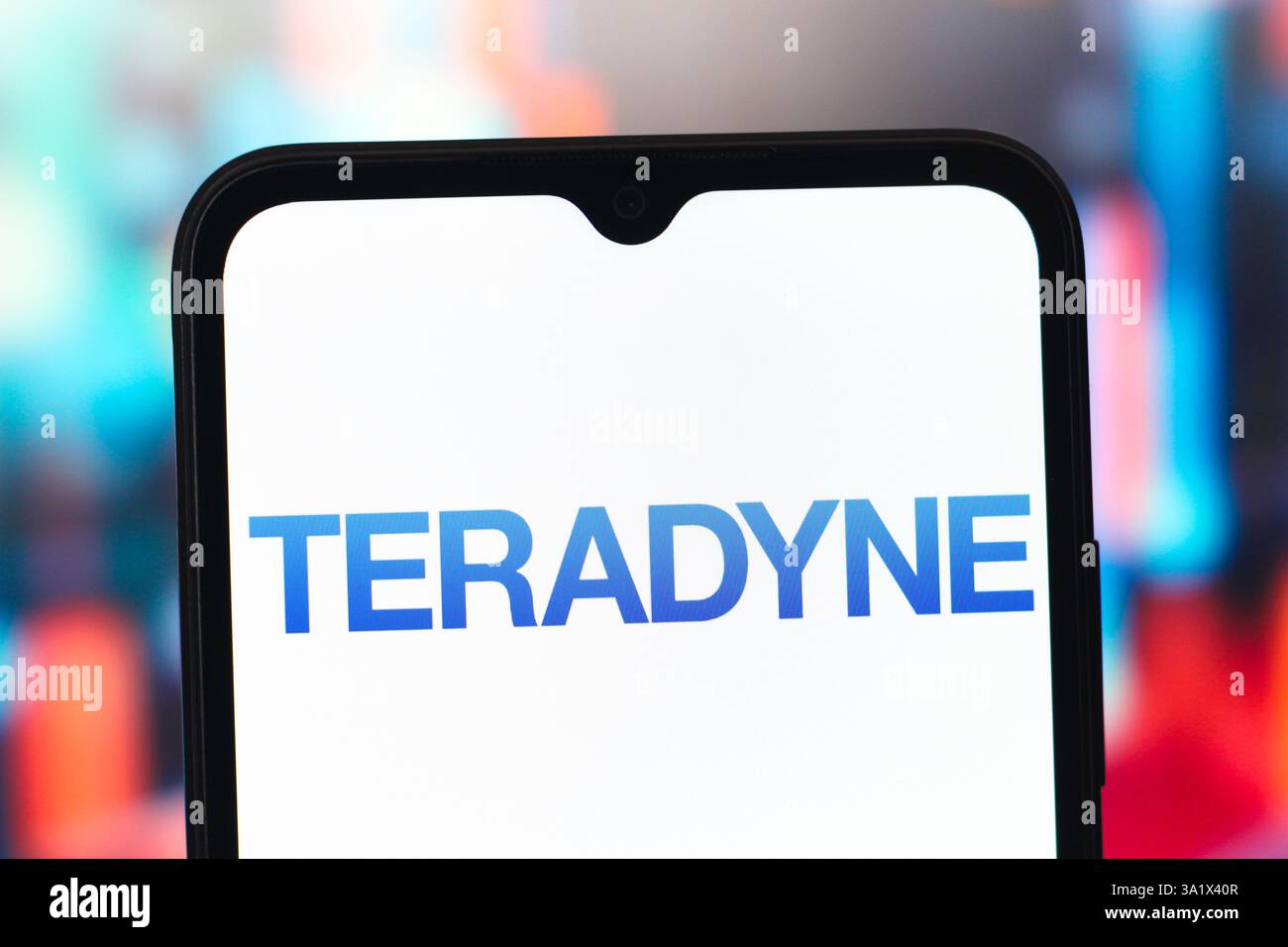 Canada. 10th Mar, 2025. In this photo illustration, the Teradyne logo ...