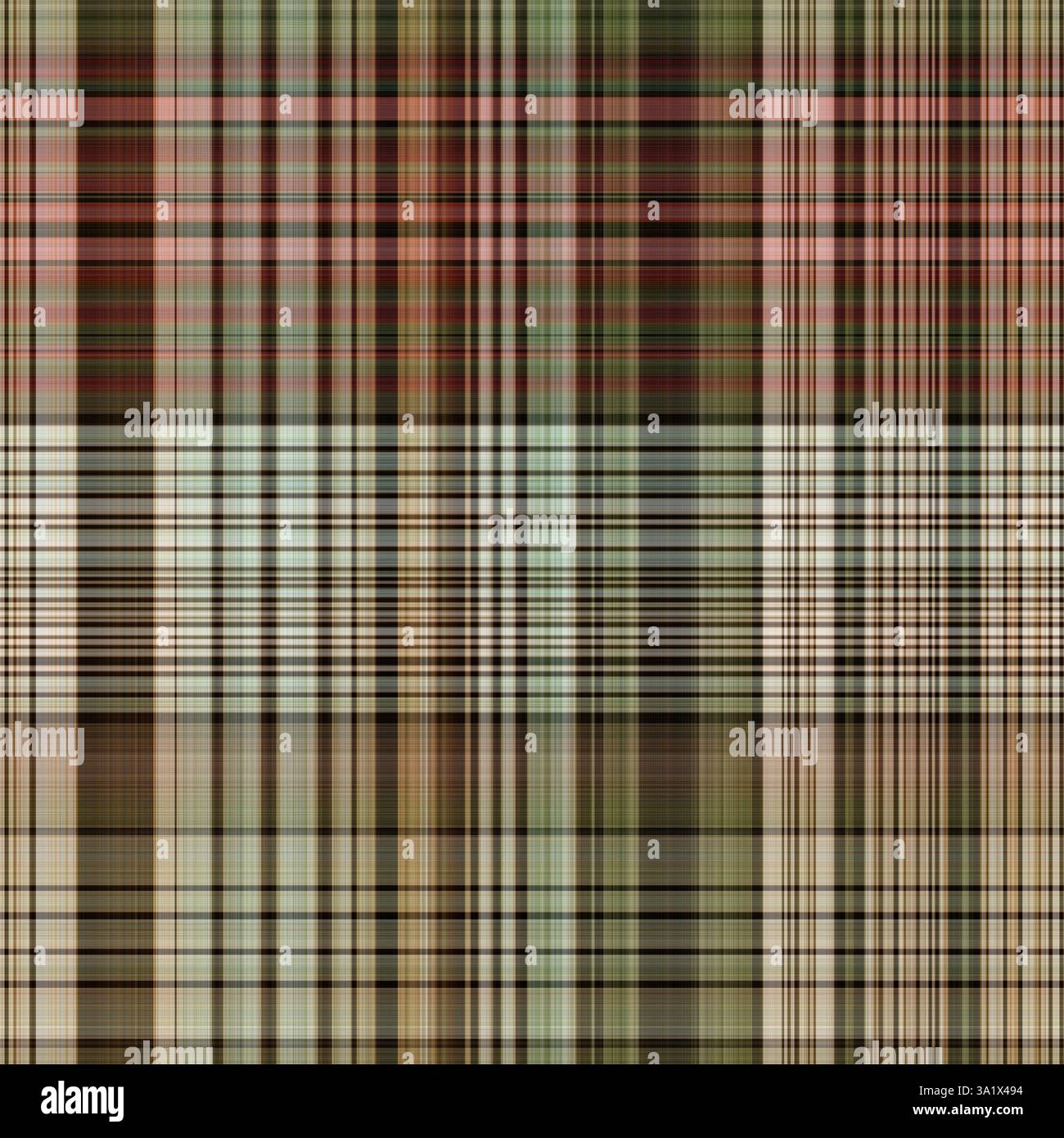 Warm fall gingham tartan check seamless pattern. Woven classic ...