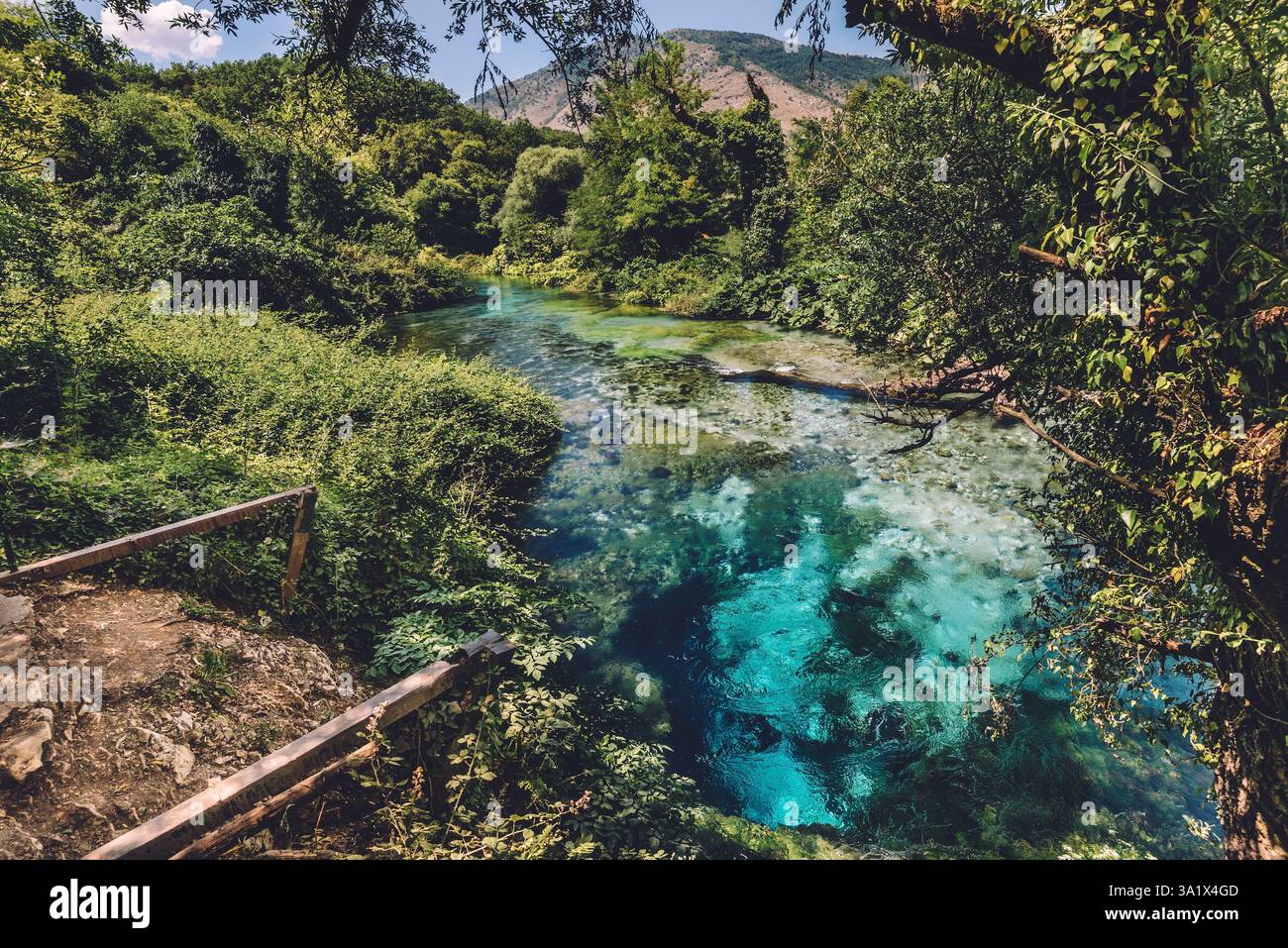 Blue eye lake in albanian hi-res stock photography and images - Alamy
