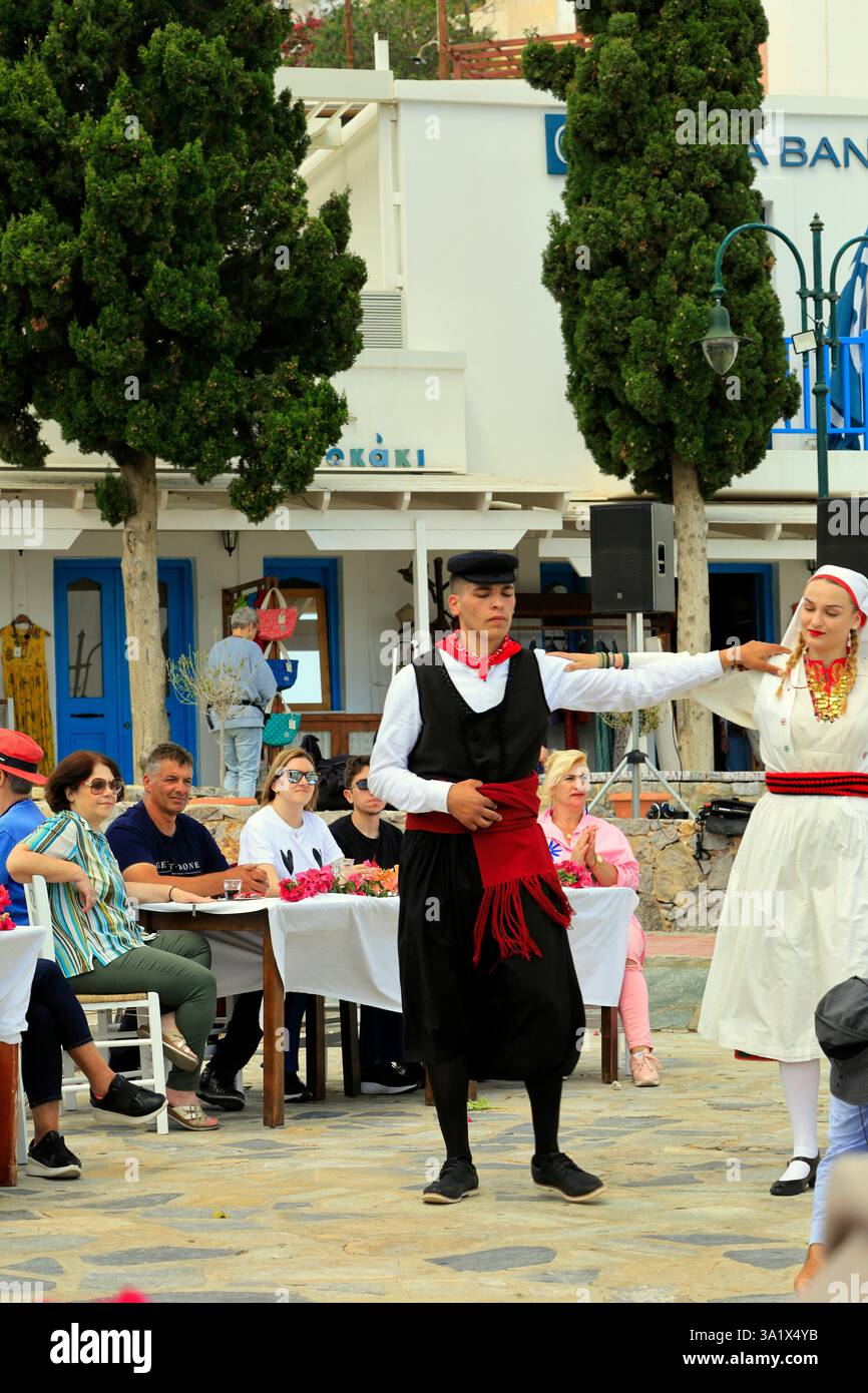 Tilos Island, Dodecanese. Scenes from filming of a television program ...