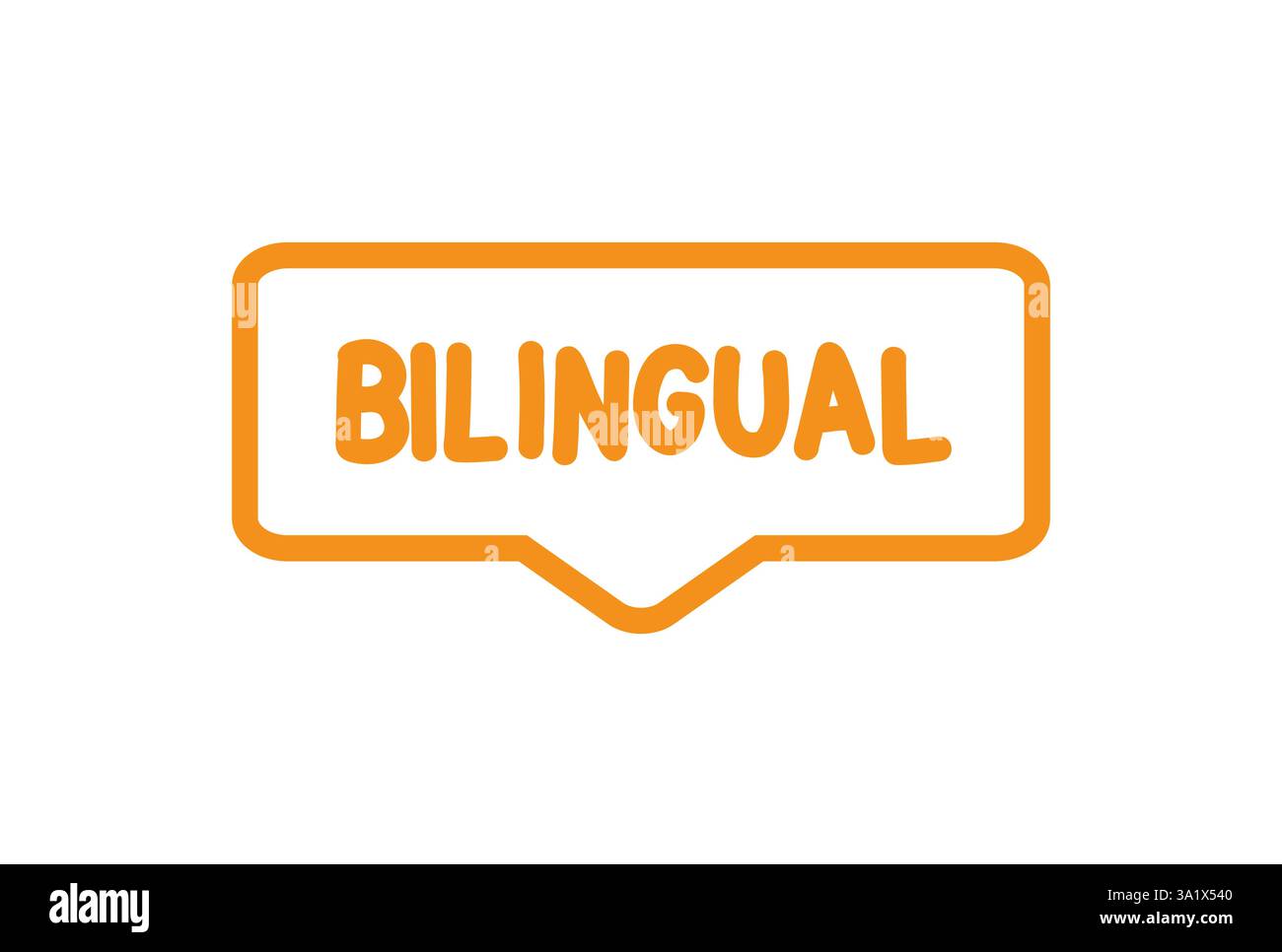 Bilingual. Badge, icon, logo vector design illustration on white ...