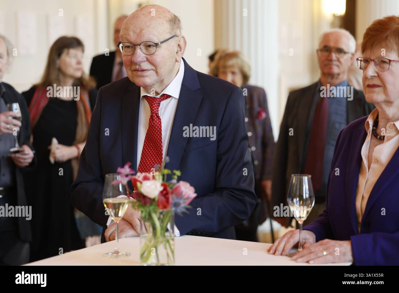 Kai Wegner, Walter Momper 80. Geburtstag Walter Mompe, am 10.03.2025 in ...