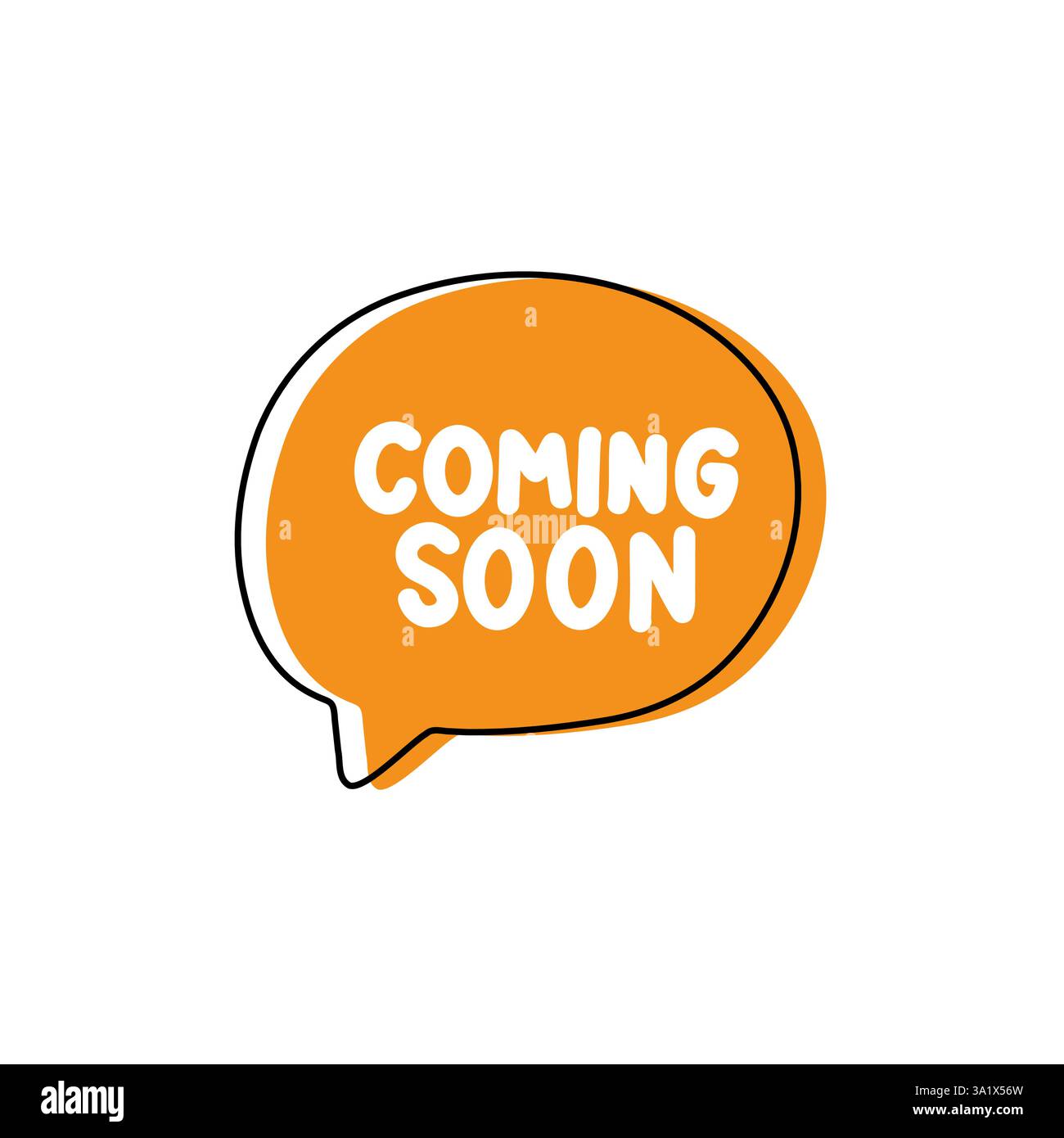 Opening soon white sticker hi-res stock photography and images - Alamy