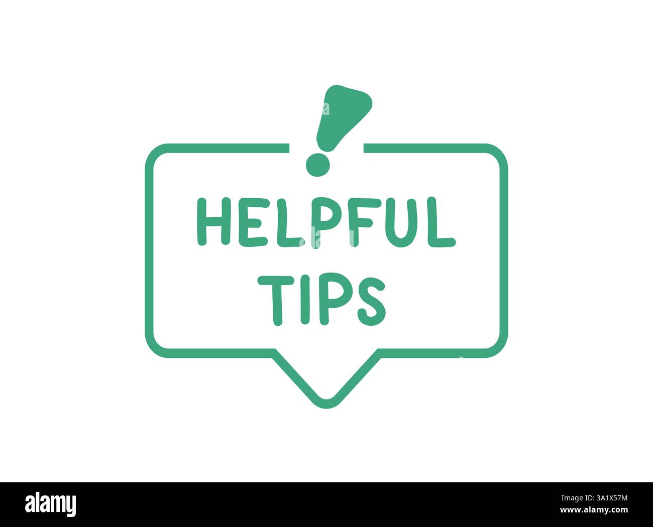 Helpful Tips. Badge, icon, logo vector design illustration on white ...