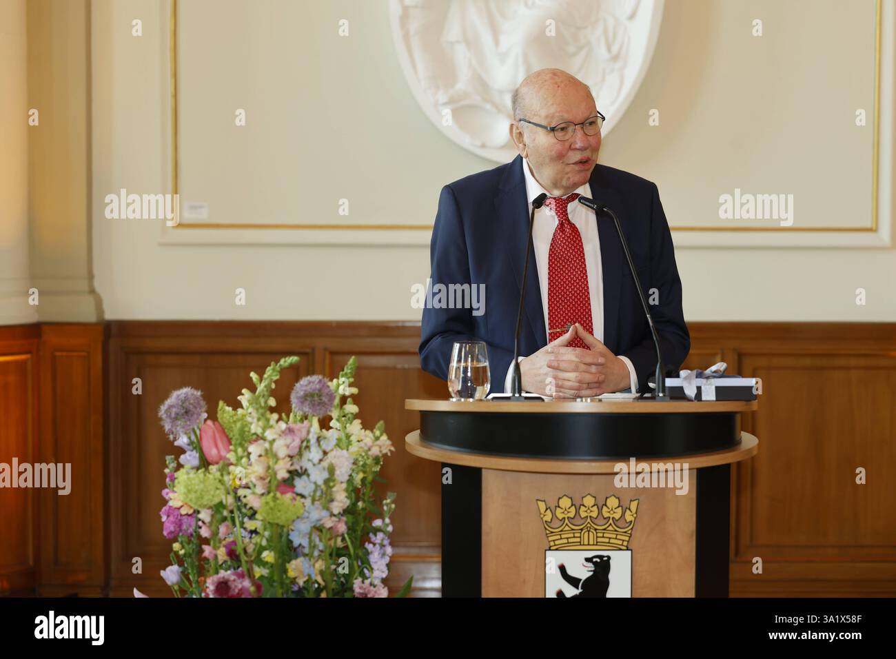 Kai Wegner, Walter Momper 80. Geburtstag Walter Mompe, am 10.03.2025 in ...