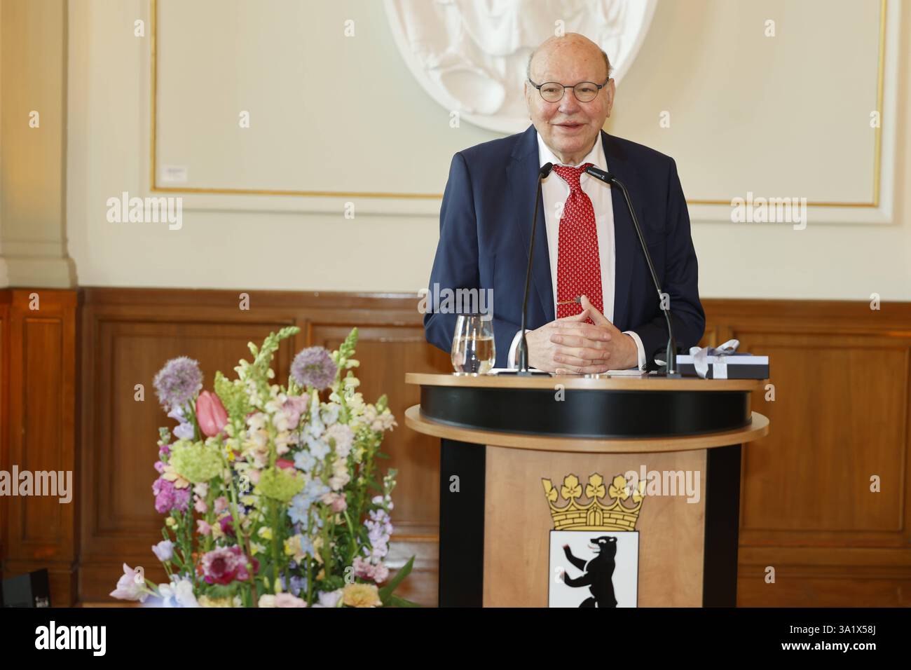 Kai Wegner, Walter Momper 80. Geburtstag Walter Mompe, am 10.03.2025 in ...