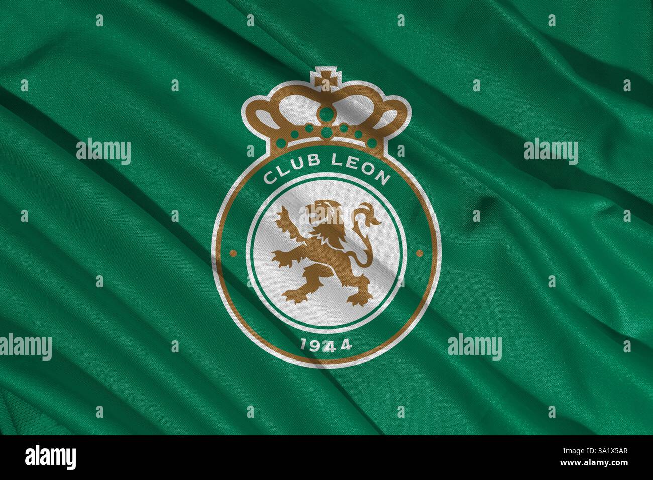 pringsewu, lampung March 10, 2025; Background Leon football club ...