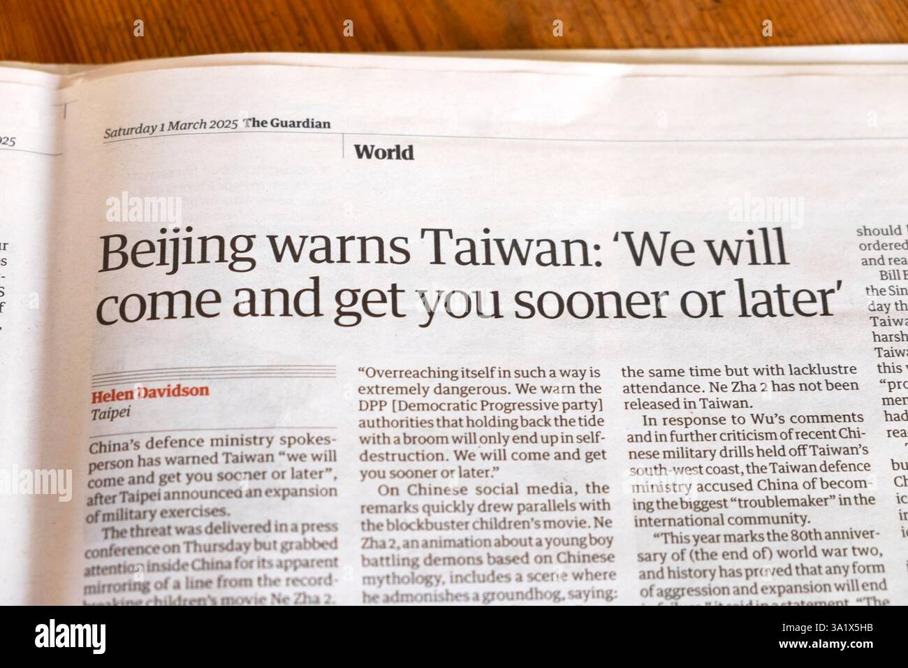 'Beijing warns Taiwan: We will come and get you sooner or later ...