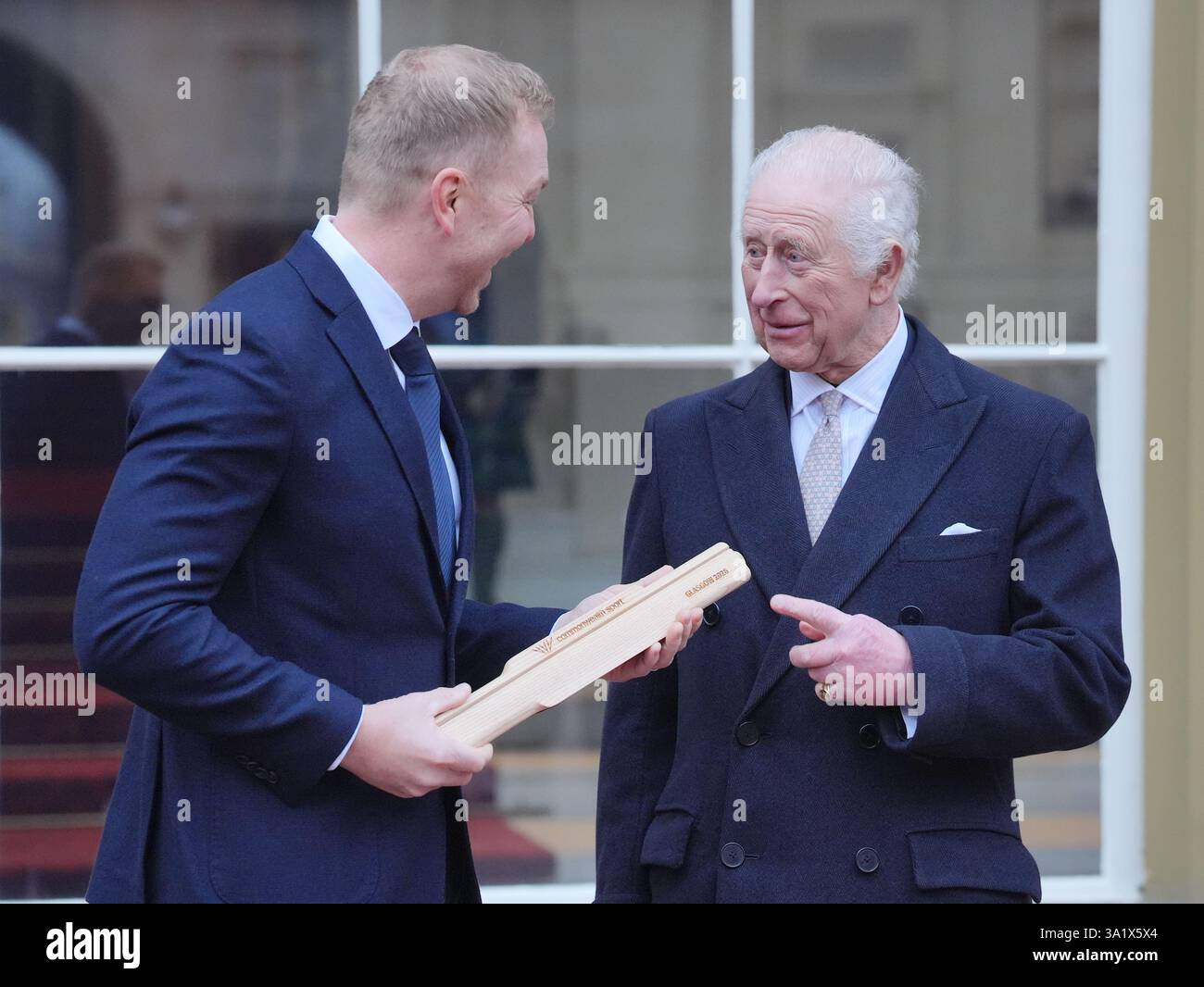 King Charles III with Sir Chris Hoy during the launch of the ...