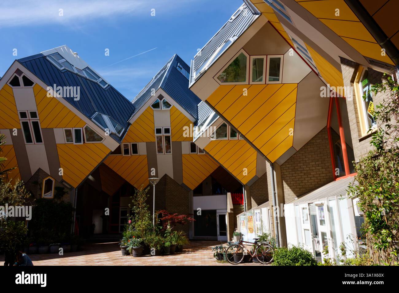 Viewing the Cube Houses in Rotterdam, Netherlands, a place of interest ...