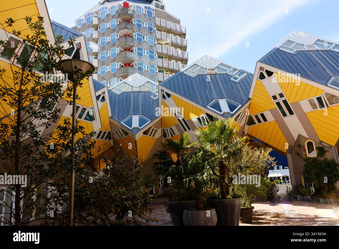 Viewing the Cube Houses in Rotterdam, Netherlands, a place of interest ...