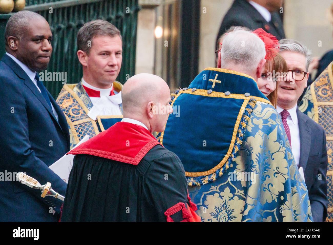 Westminster, London, UK. 10th March 2025. David Lammy and Keir Starmer ...