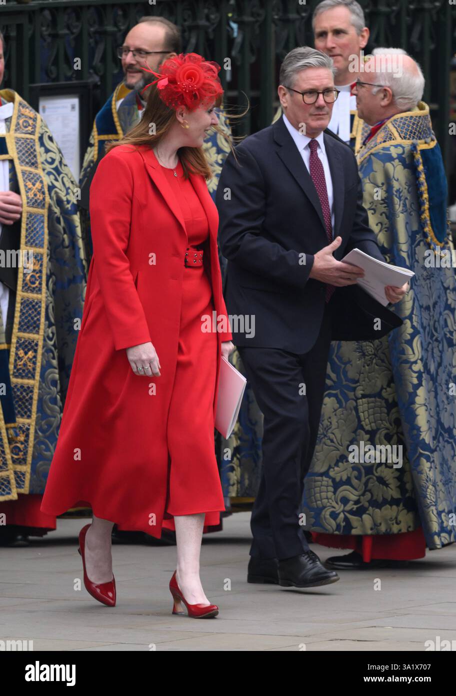 London, UK. March 10th, 2025. Keir Starmer and Victoria Starmer ...