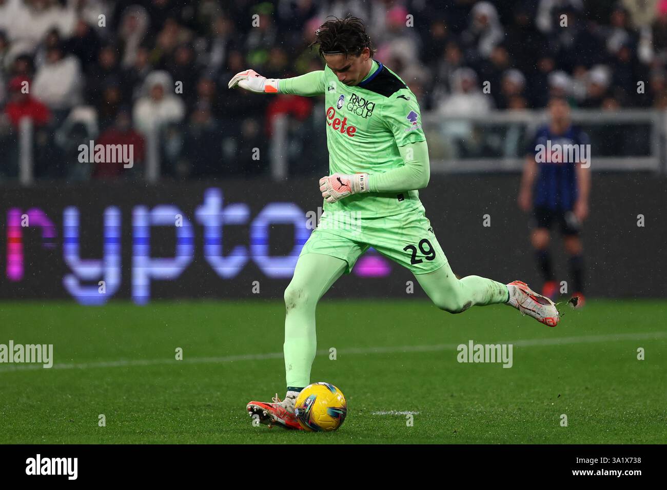 Torino, Italy. 09th Mar, 2025. Marco Carnesecchi of Atalanta Bc in ...