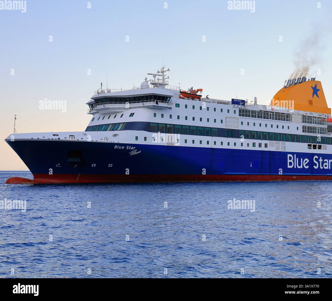 Blue Star Ferry -Patmos- Tilos Island, Dodecanese Island Group, Greece ...