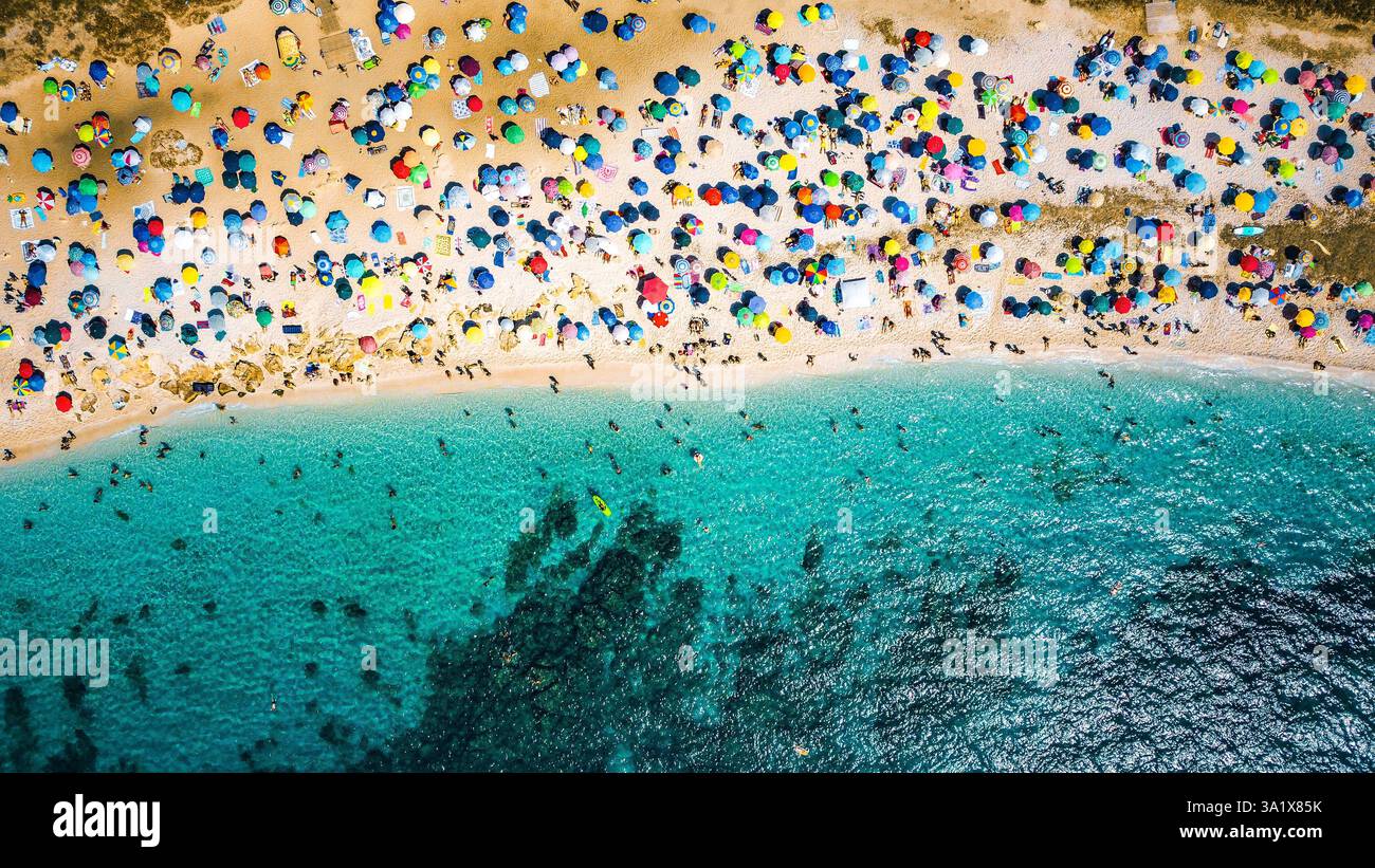 Mittelmeer, Europa, Sommer, Strand, Reise, Urlaub, Tourismus ...