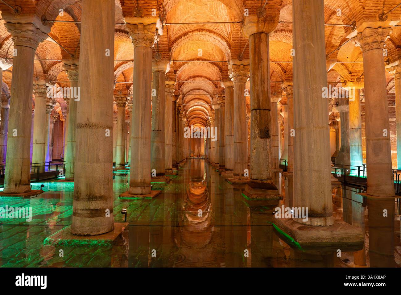 ISTANBUL, TURKIYE - MARCH 01, 2025: Basilica Cistern in Sultanahmet ...