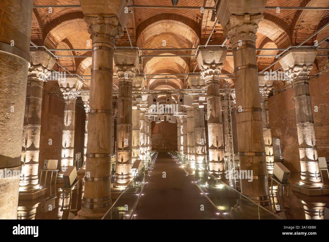 ISTANBUL, TURKIYE - MARCH 01, 2025: Theodosius Cistern, Serefiye ...