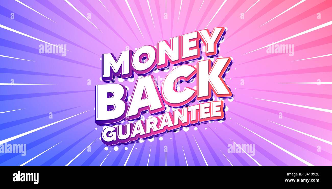 Money back guarantee tag. Promo offer sign. Offer sun rays banner ...
