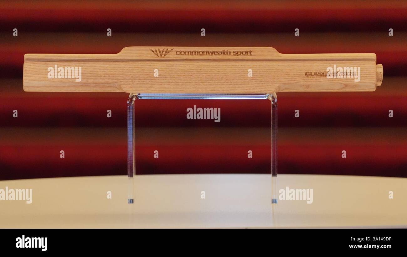 The Commonwealth baton ahead of King Charles III launching the ...
