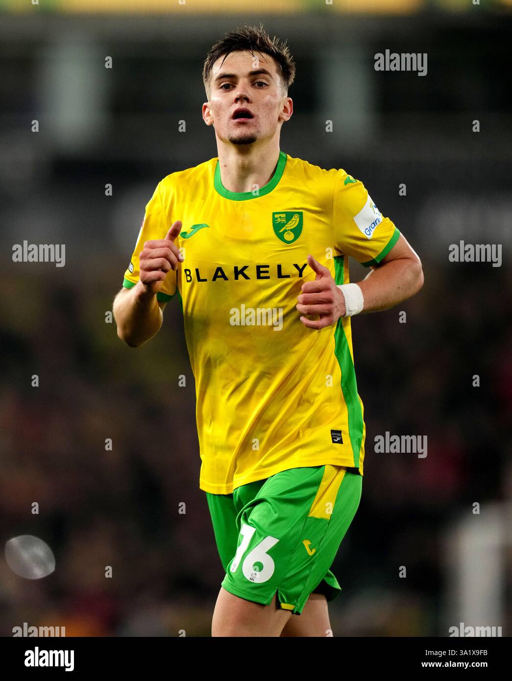 Norwich City's Jacob Wright during the Sky Bet Championship match at ...