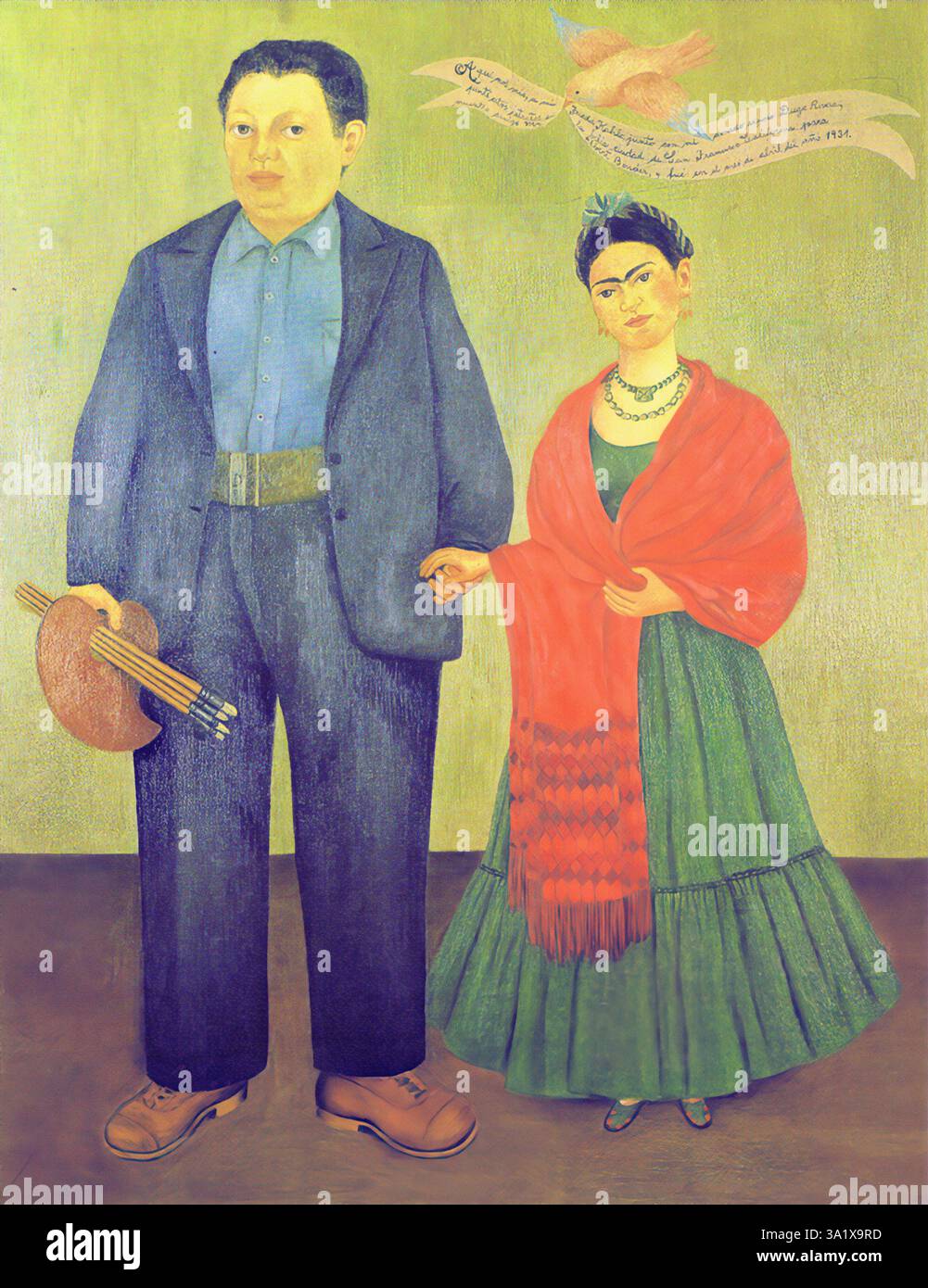 Frida Kahlo & Diego Rivera, 1931 Stock Photo - Alamy