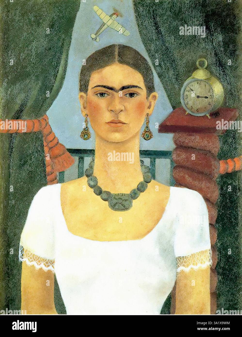 Frida Kahlo - Self-Portrait - Time flies (1929 Stock Photo - Alamy
