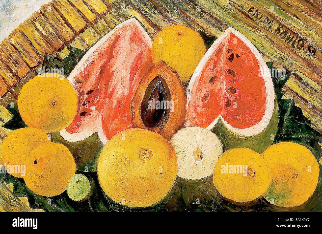 Frida Kahlo - Still Life with Watermelons - 1953 Stock Photo - Alamy