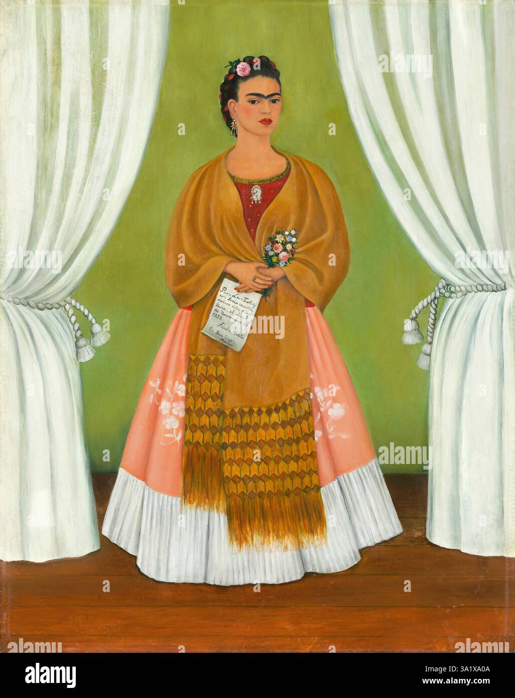 Frida Kahlo - Self-Portrait Dedicated to Leon Trotsky - 1937 Stock ...