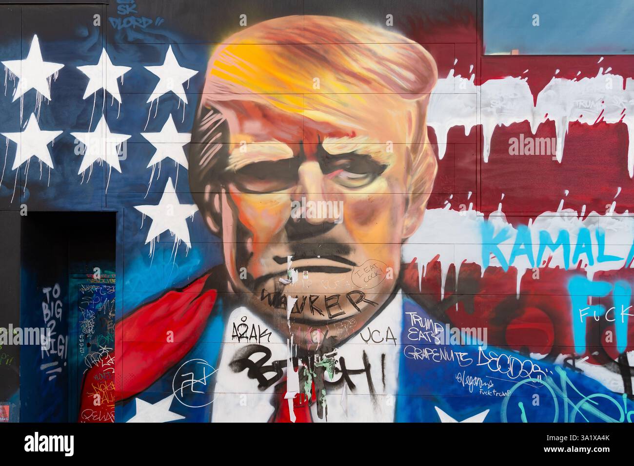 Las Vegas, Nevada - United States - March 2nd, 2025: Downtown mural ...