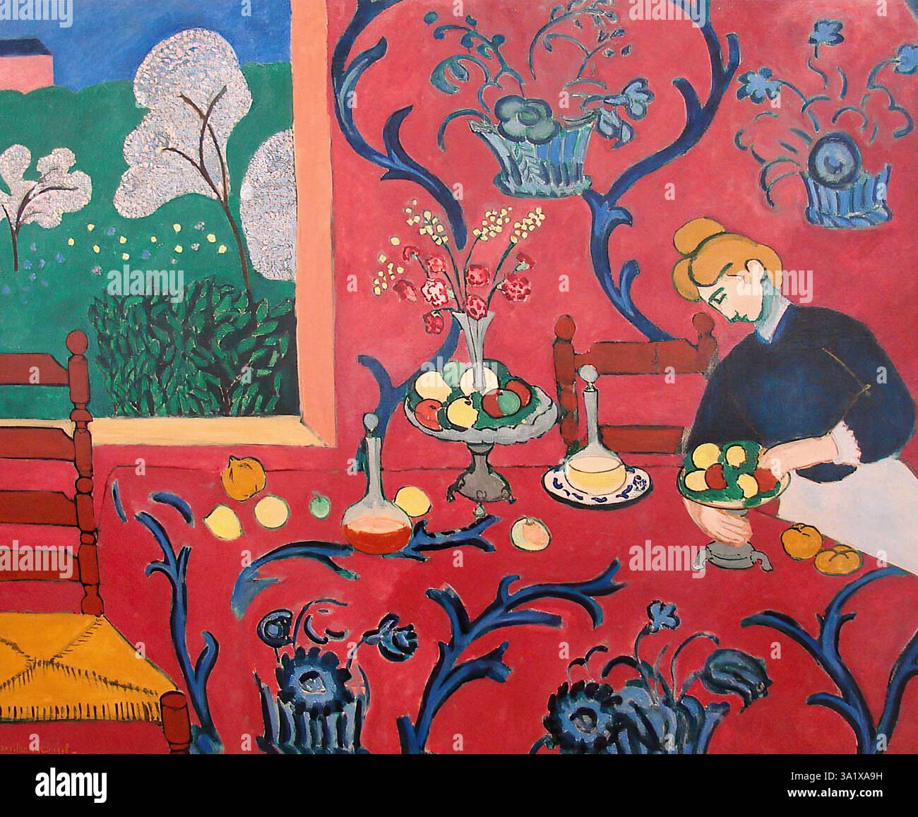 Henri Matisse - The Dessert - Harmony in Red (The Red Room Stock Photo ...