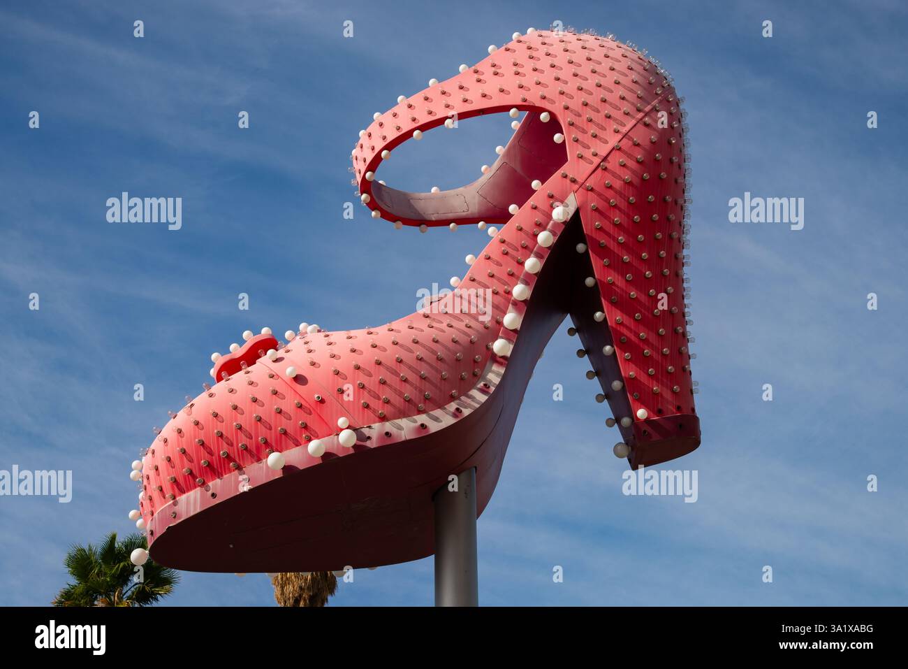Las Vegas, Nevada - United States - March 2nd, 2025: Giant high-heeled ...