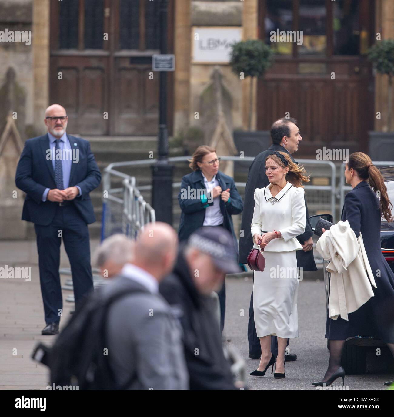 London, UK. 10th Mar, 2025. Geri Halliwell, arrives at Westminster ...