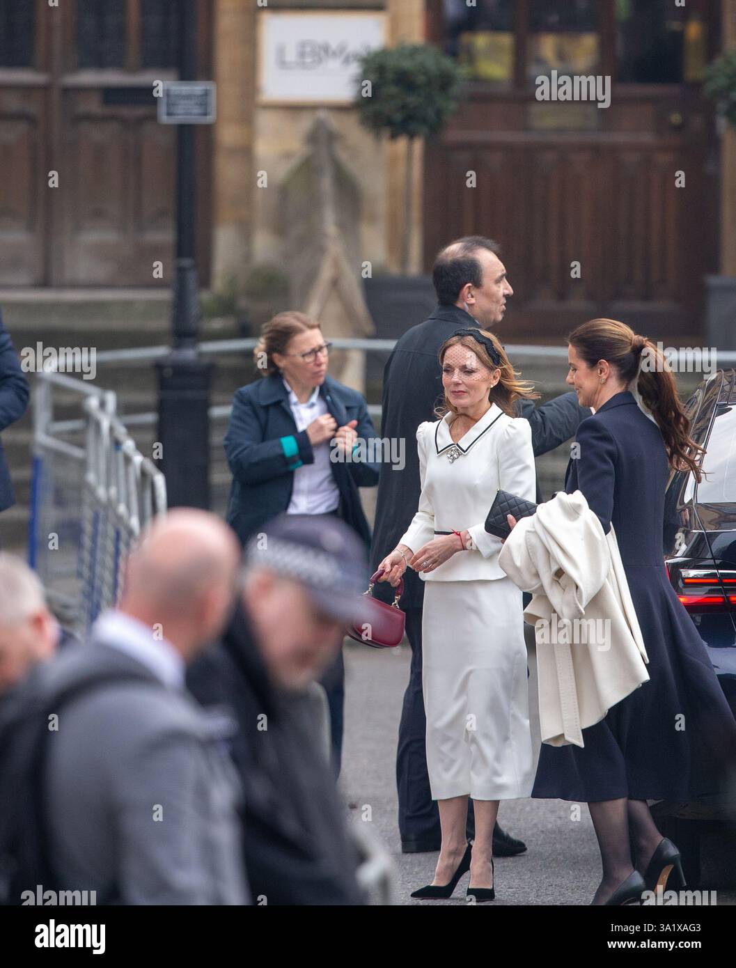 London, UK. 10th Mar, 2025. Geri Halliwell, arrives at Westminster ...