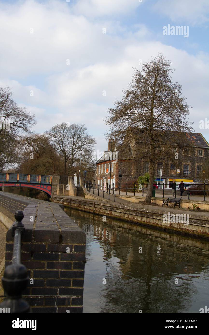 River Thet, Thetford, Norfolk Stock Photo - Alamy