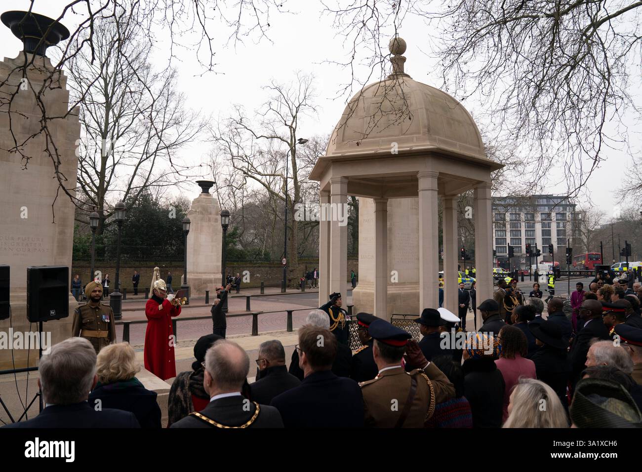 The Memorial Gates Commonwealth Day Ceremony in London to honour the ...