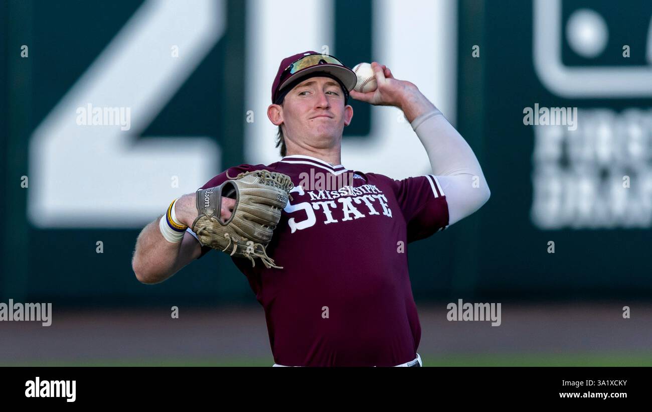 Mississippi State infielder/outfielder/pitcher Nolan Stevens (36 ...