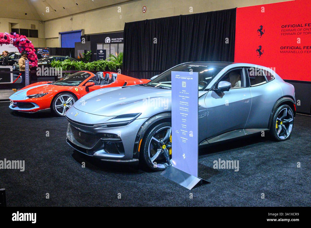 Toronto, ON, Canada - February 14, 2025: 2023 Ferrari Purosangue ...