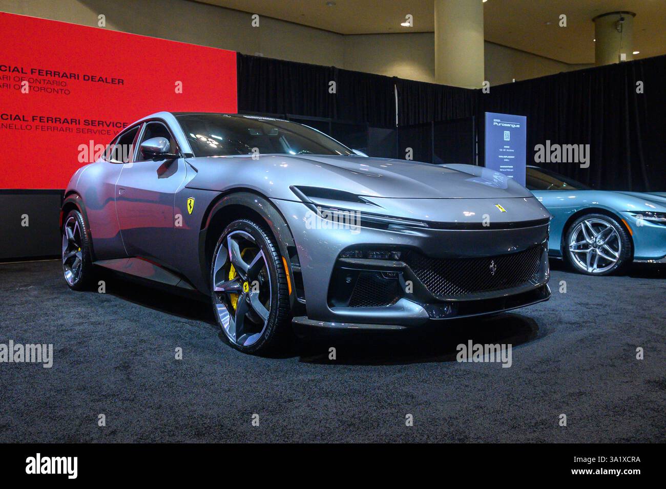 Toronto, ON, Canada - February 14, 2025: 2023 Ferrari Purosangue ...
