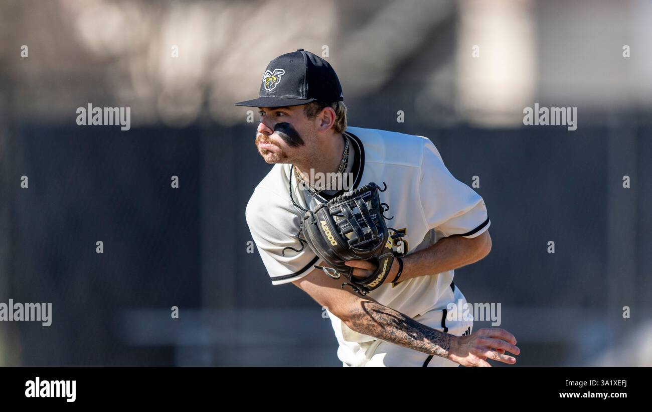 Alabama State pitcher/infielder Kyler McIntosh (3) during an NCAA ...