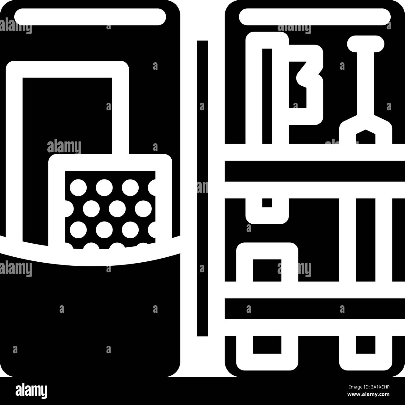 tuning kit snowboard glyph icon vector illustration Stock Vector Image ...