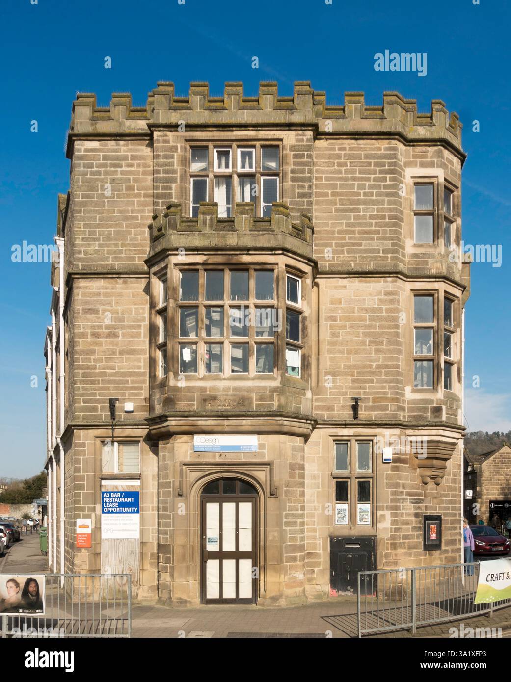 The former Post Office building in Bakewell, Derbyshire, England, UK ...