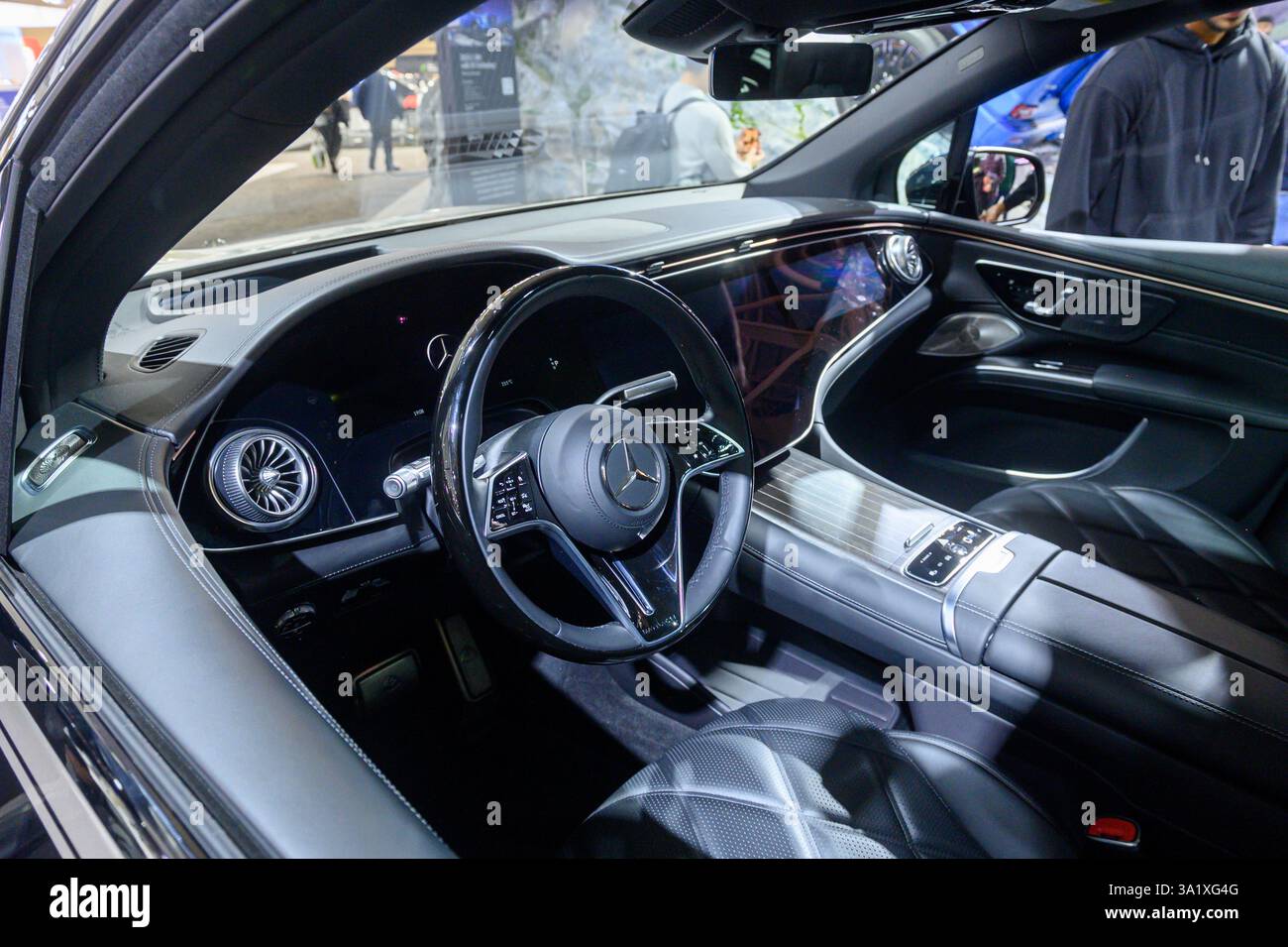 Toronto, ON, Canada - February 14, 2025: The Mercedes-Benz Maybach EQS ...