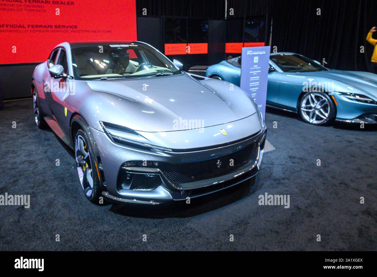Toronto, ON, Canada - February 14, 2025: 2023 Ferrari Purosangue ...