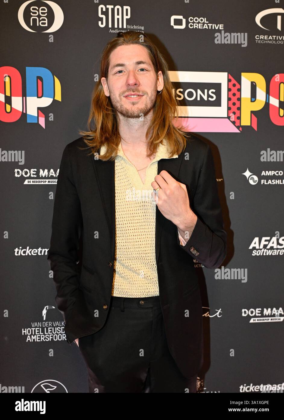 Edison Pop 2025 inloop LEUSDEN, NETHERLANDS - MARCH 10: Frank van der ...