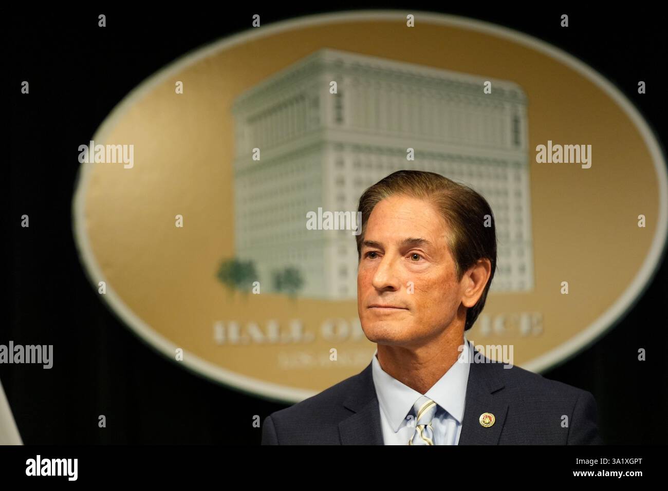 Los Angeles County District Attorney Nathan Hochman gives a news ...